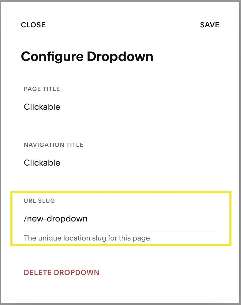 How to make Squarespace navigation dropdowns clickable - SF.DIGITAL