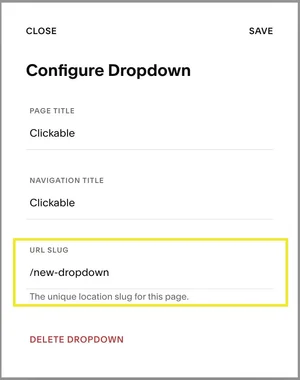 How to make Squarespace navigation dropdowns clickable - SF.DIGITAL