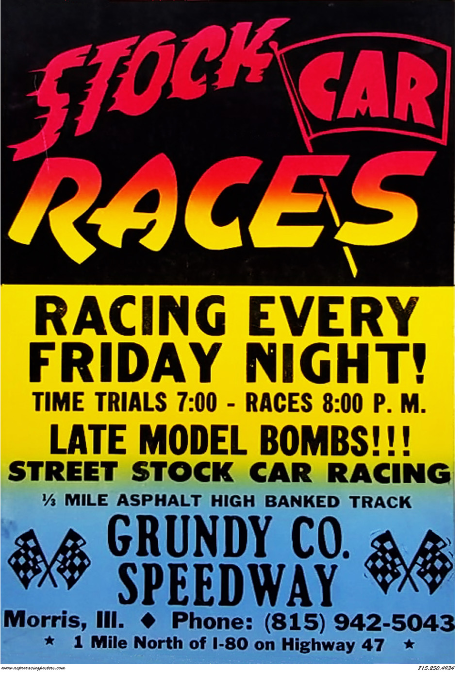 1970's — Vintage Reproduction Racing Posters