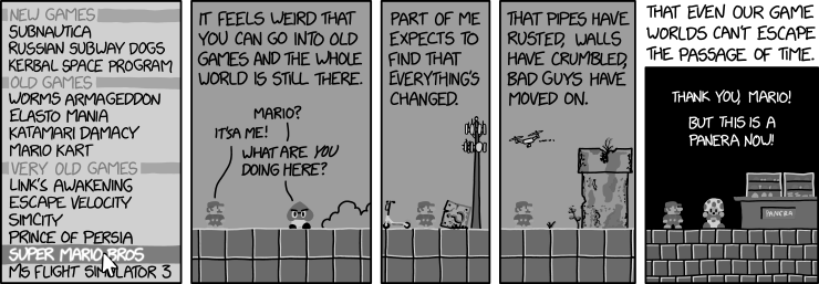 XKCD, Old Game Worlds - Security Boulevard