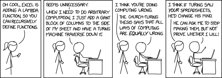 XKCD 'Excel Lambda' - Security Boulevard