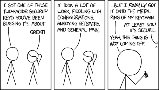 XKCD 'Two-Factor Security Key' - Security Boulevard