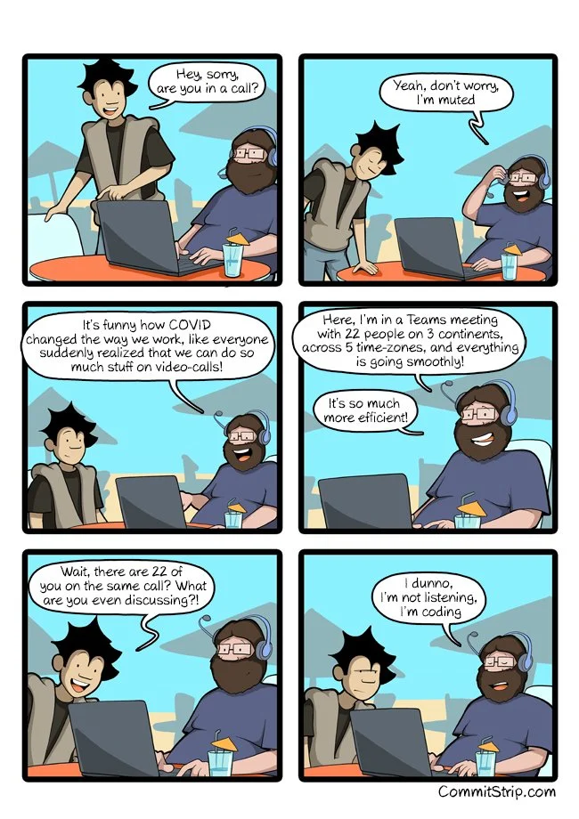 CommitStrip 'Once Upon A Teams Meeting…' - Security Boulevard