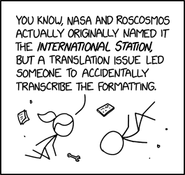 Randall Munroe’s XKCD 'International Station' - Security Boulevard