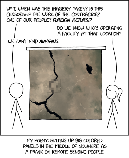 Randall Munroe’s XKCD 'Satellite Imagery' - Security Boulevard