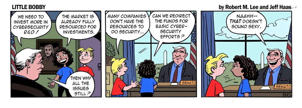 Robert M. Lee's & Jeff Haas' Little Bobby Comic - 'WEEK 402’ - Security ...