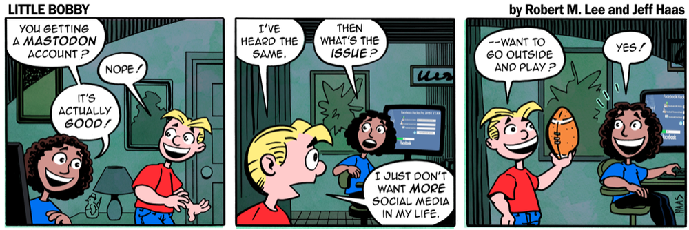 Robert M. Lee's & Jeff Haas' Little Bobby Comic - 'WEEK 407’ - Security ...