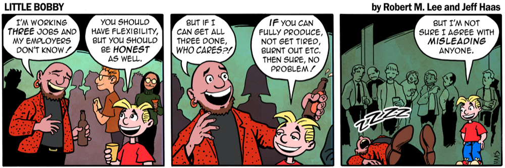 Robert M. Lee's & Jeff Haas' Little Bobby Comic - 'WEEK 406’ - Security ...