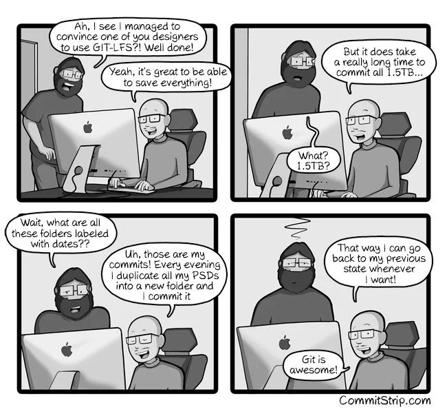 CommitStrip 'GIT-LFS’ - Security Boulevard