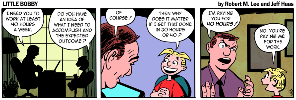 Robert M. Lee's & Jeff Haas' Little Bobby Comic - 'WEEK 405’ - Security ...