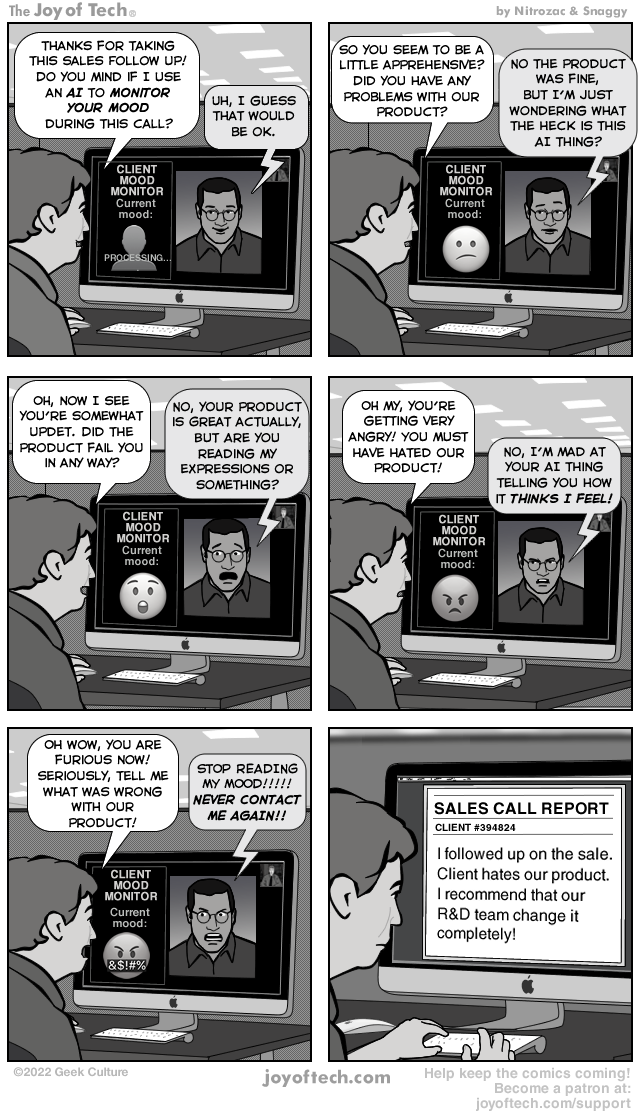 Joy Of Tech® ‘AI Mood Detector' - Security Boulevard