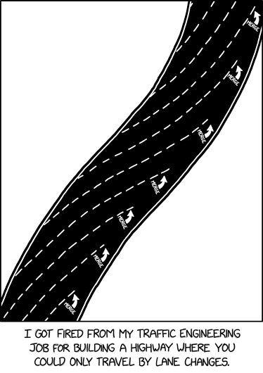 Randall Munroe’s XKCD ‘Lane Change Highway’ - Security Boulevard