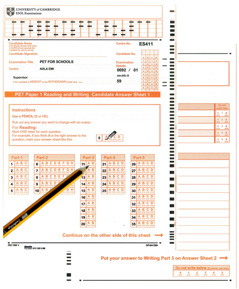 PET B1 Reading & Writing explicación (actualizado 2020) — Instituto Internacional de Idiomas