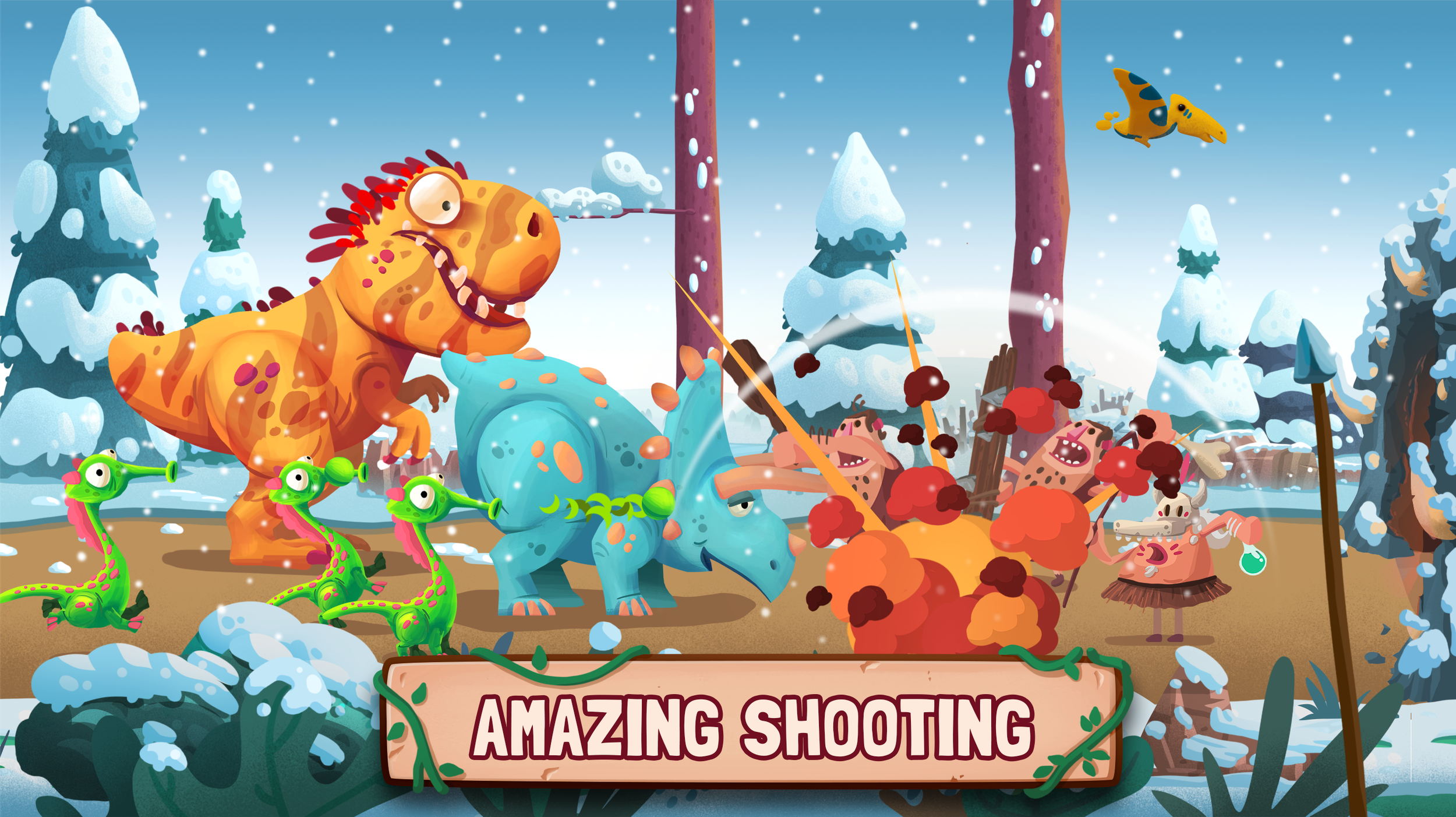 The best dinosaur game: Dino Bash — pokoko Studio