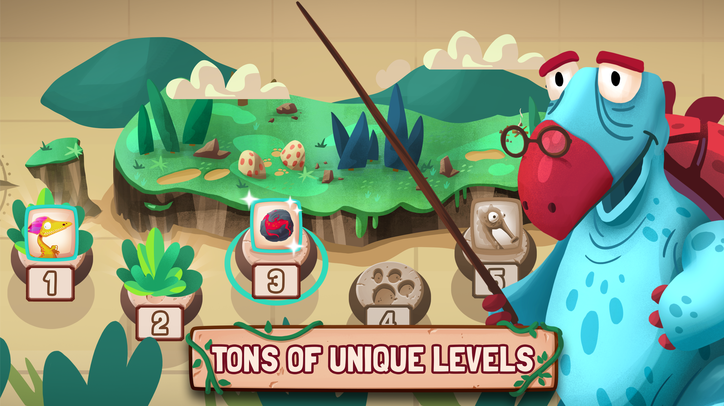 The best dinosaur game: Dino Bash — pokoko Studio