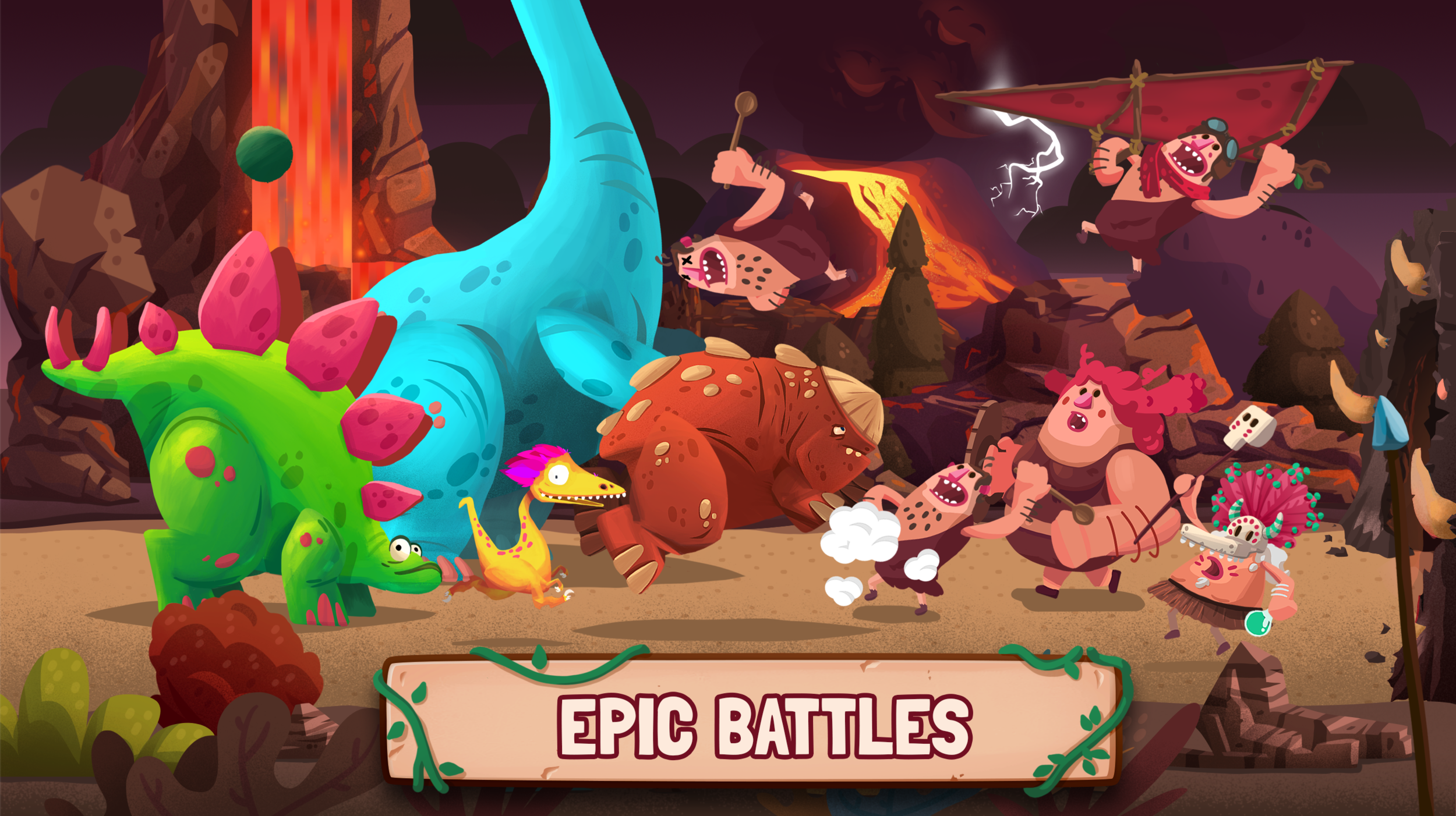 The best dinosaur game: Dino Bash — pokoko Studio