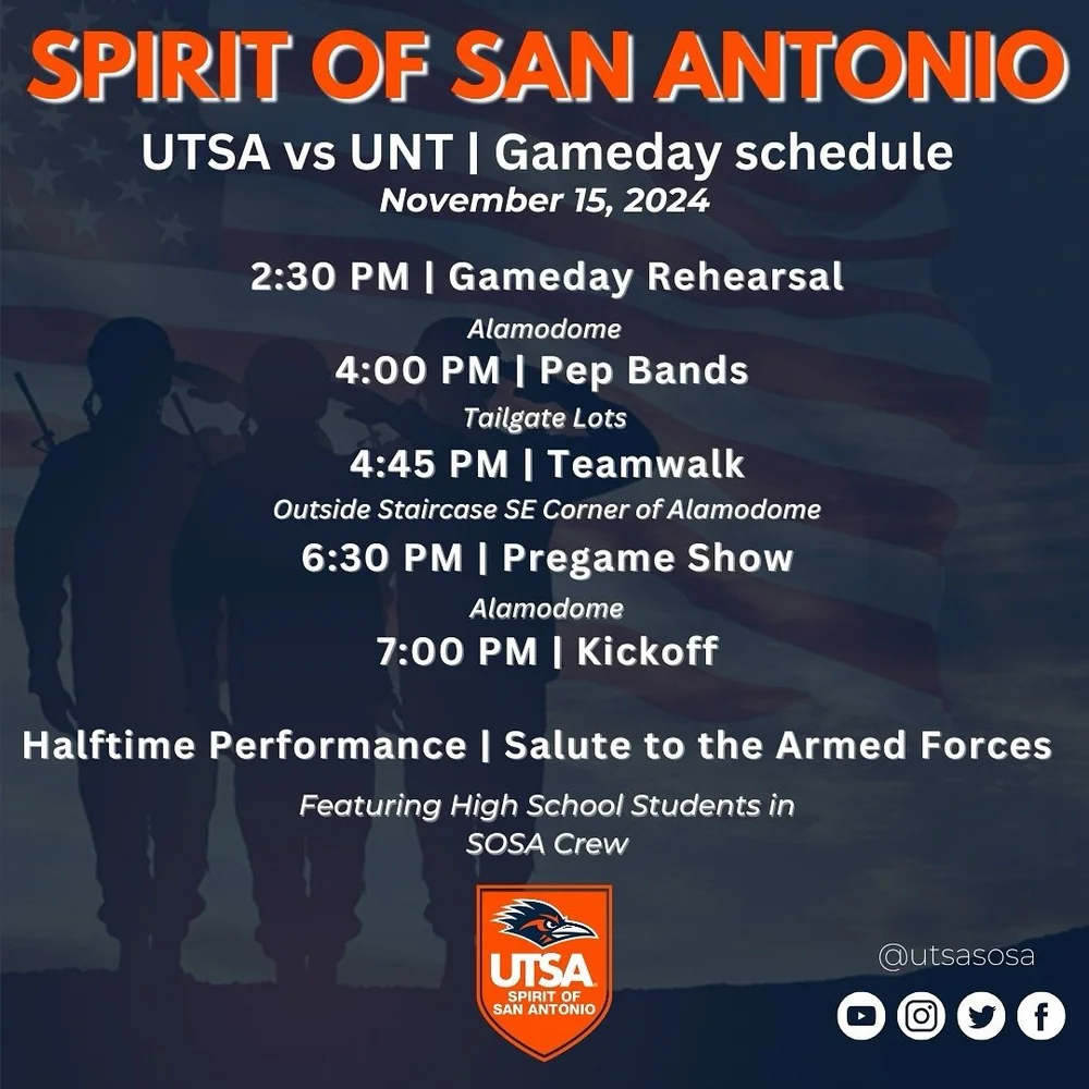 SOSA Marching Band — UTSA Bands