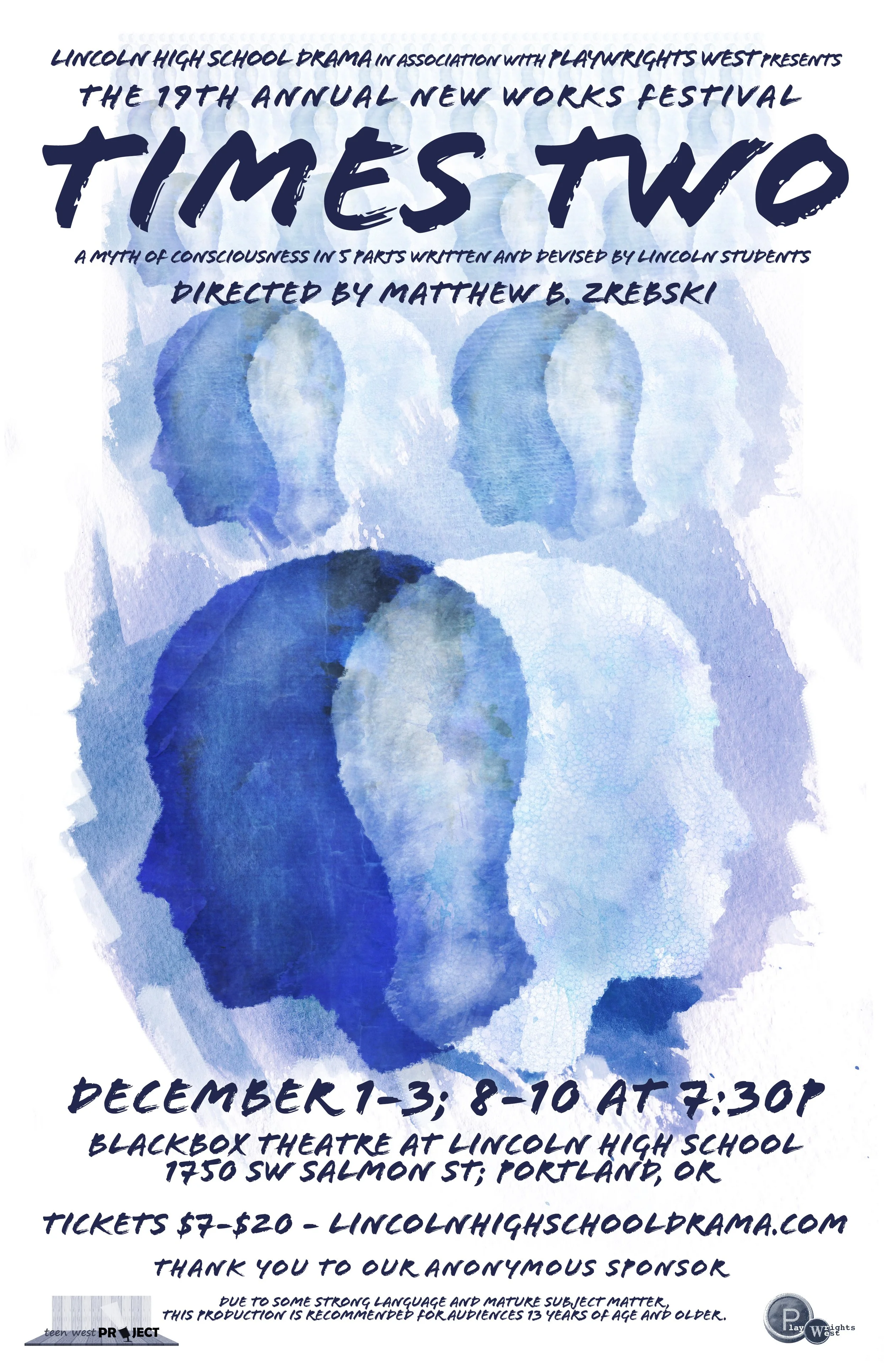 ON STAGE — Playwrights West