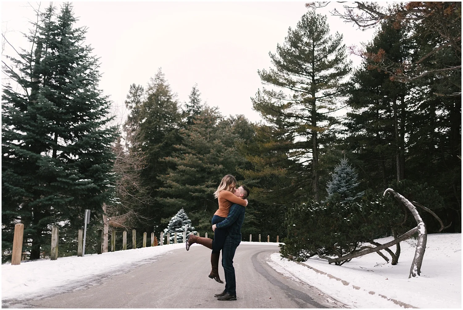 Highland Park Winter Engagement Session - Rochester, NY Wedding ...