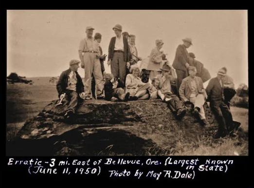 The (non-shrinking) Bellevue Erratic: Then and Now — Geological Society ...