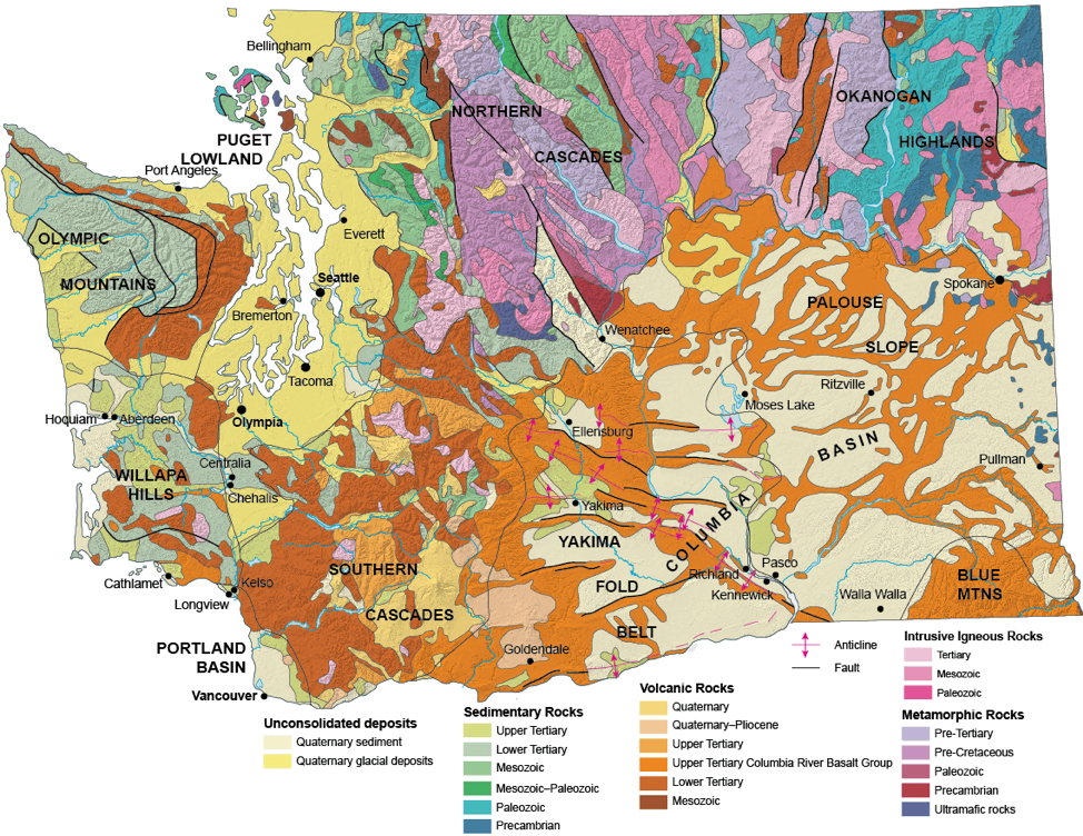 Washington State: Land of Geologic Complexity — Geological Society of ...