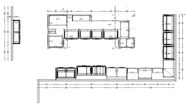 Oxted Project: Kitchen, Larder, Drinks Unit, Hidden Desk & TV Snug Unit ...