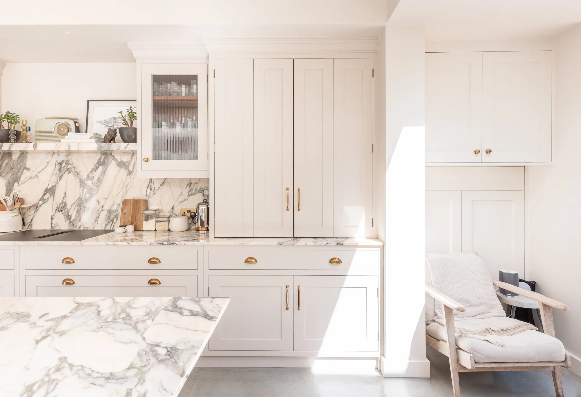 The Fulham Walnut Island Kitchen — Herringbone House