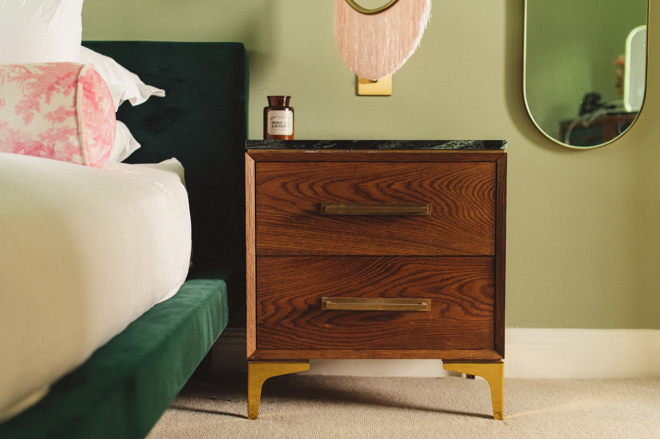 The Bedside Book Table Set — Herringbone House