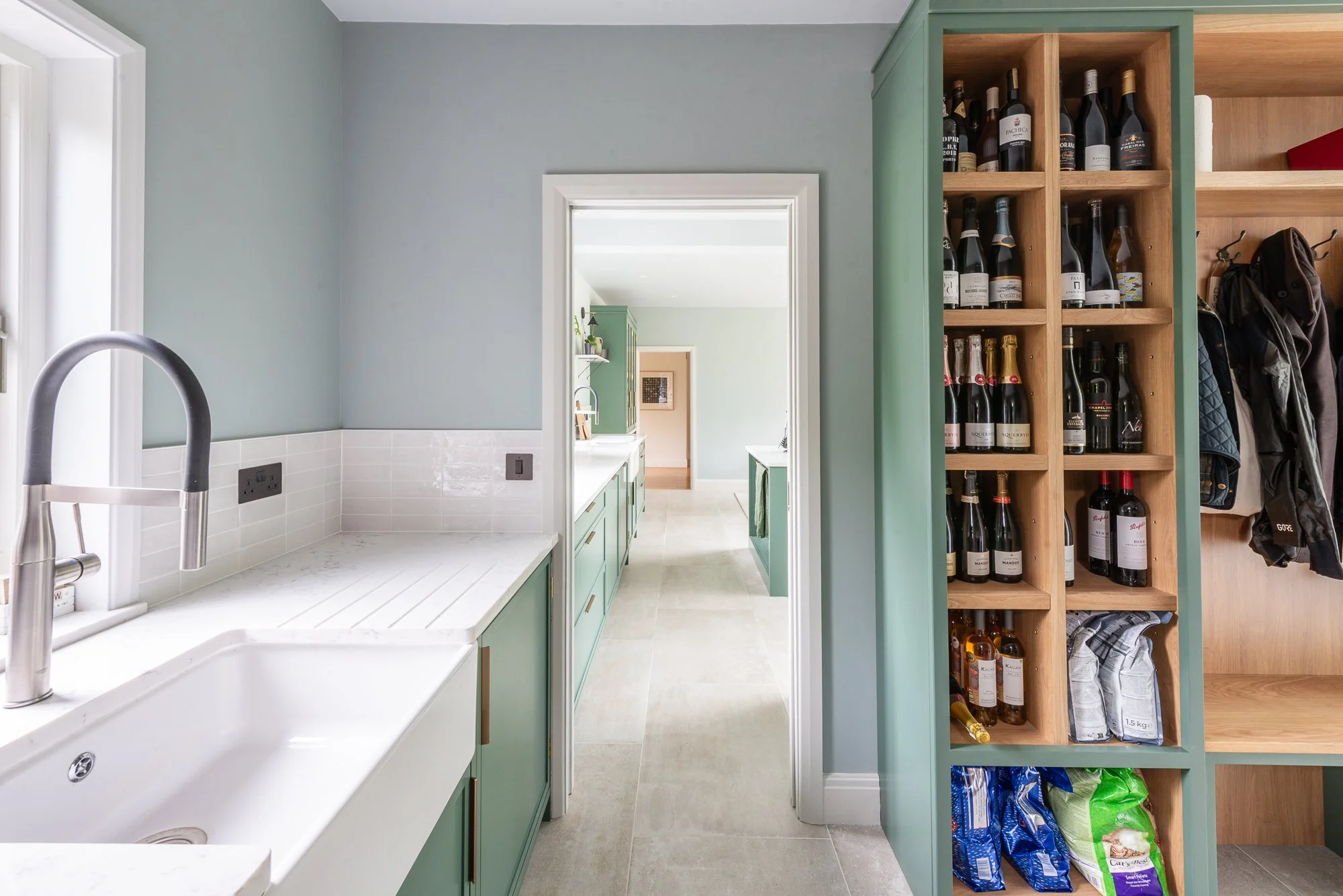 The Oxted Kitchen, Utility and Boot room — Herringbone House
