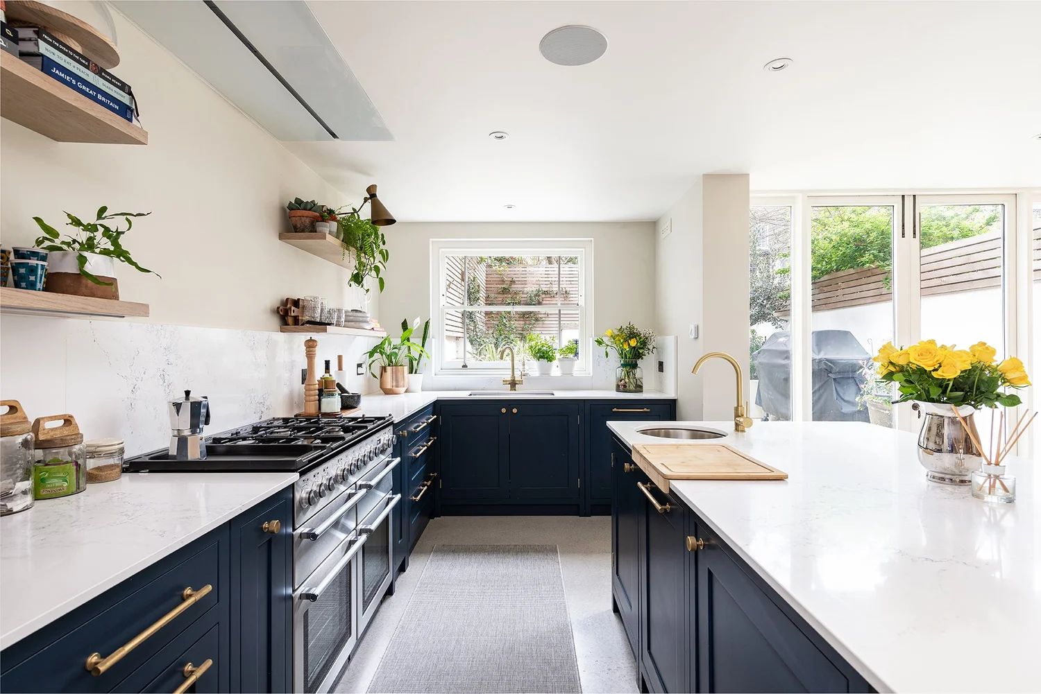 Primrose Hill Stained Oak Kitchen — Herringbone House