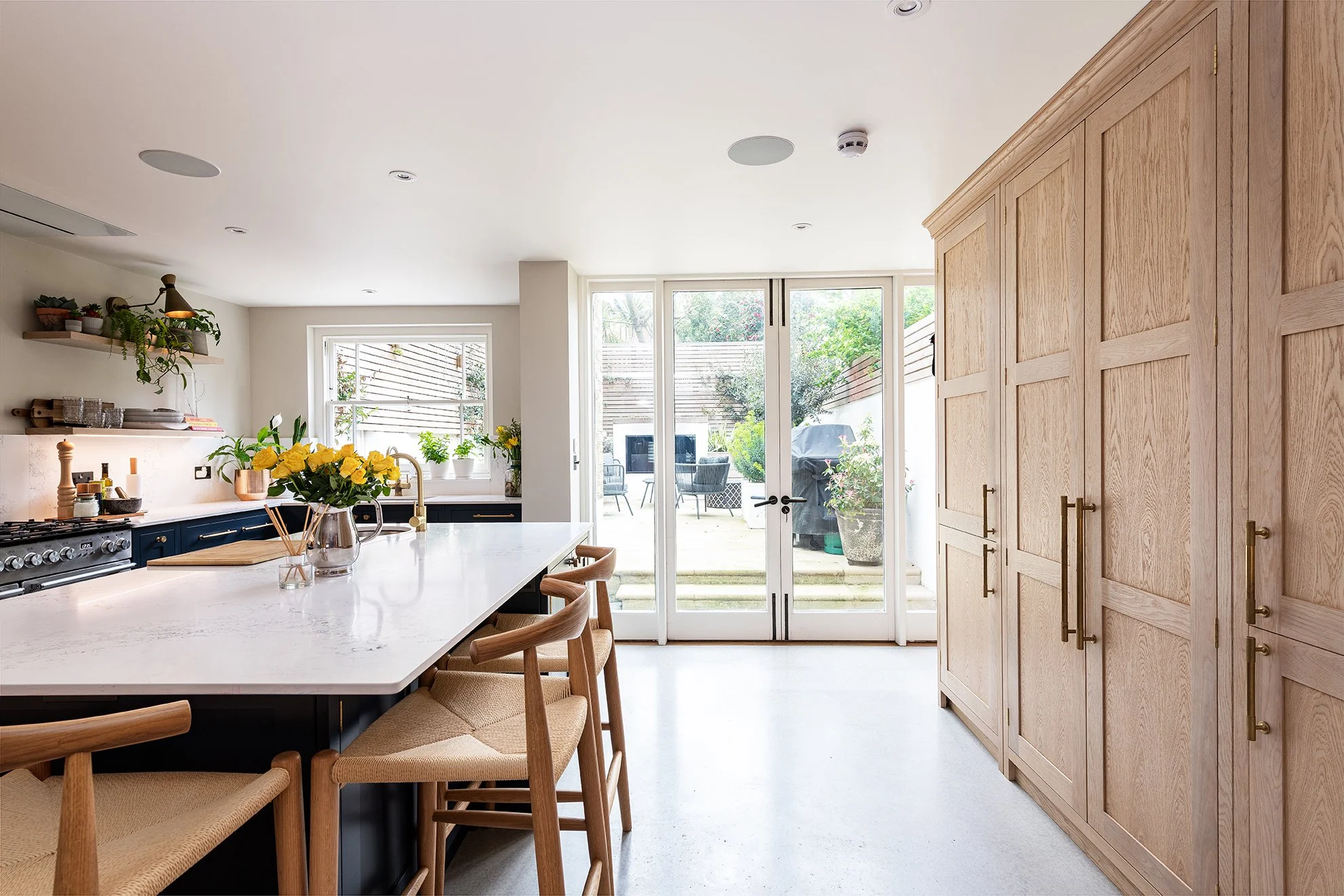 Primrose Hill Stained Oak Kitchen — Herringbone House