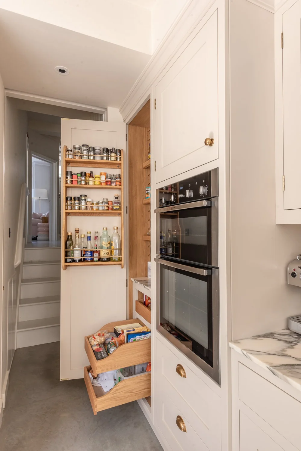 The Fulham Walnut Island Kitchen — Herringbone House