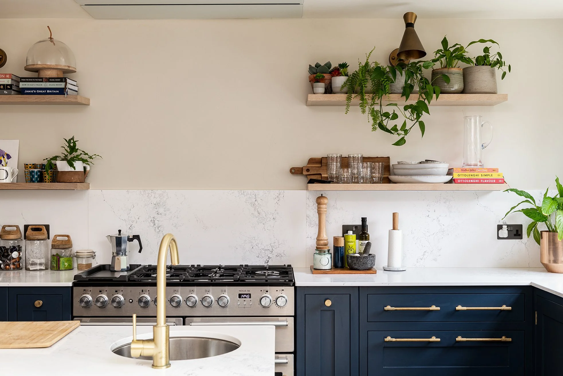 Primrose Hill Stained Oak Kitchen — Herringbone House