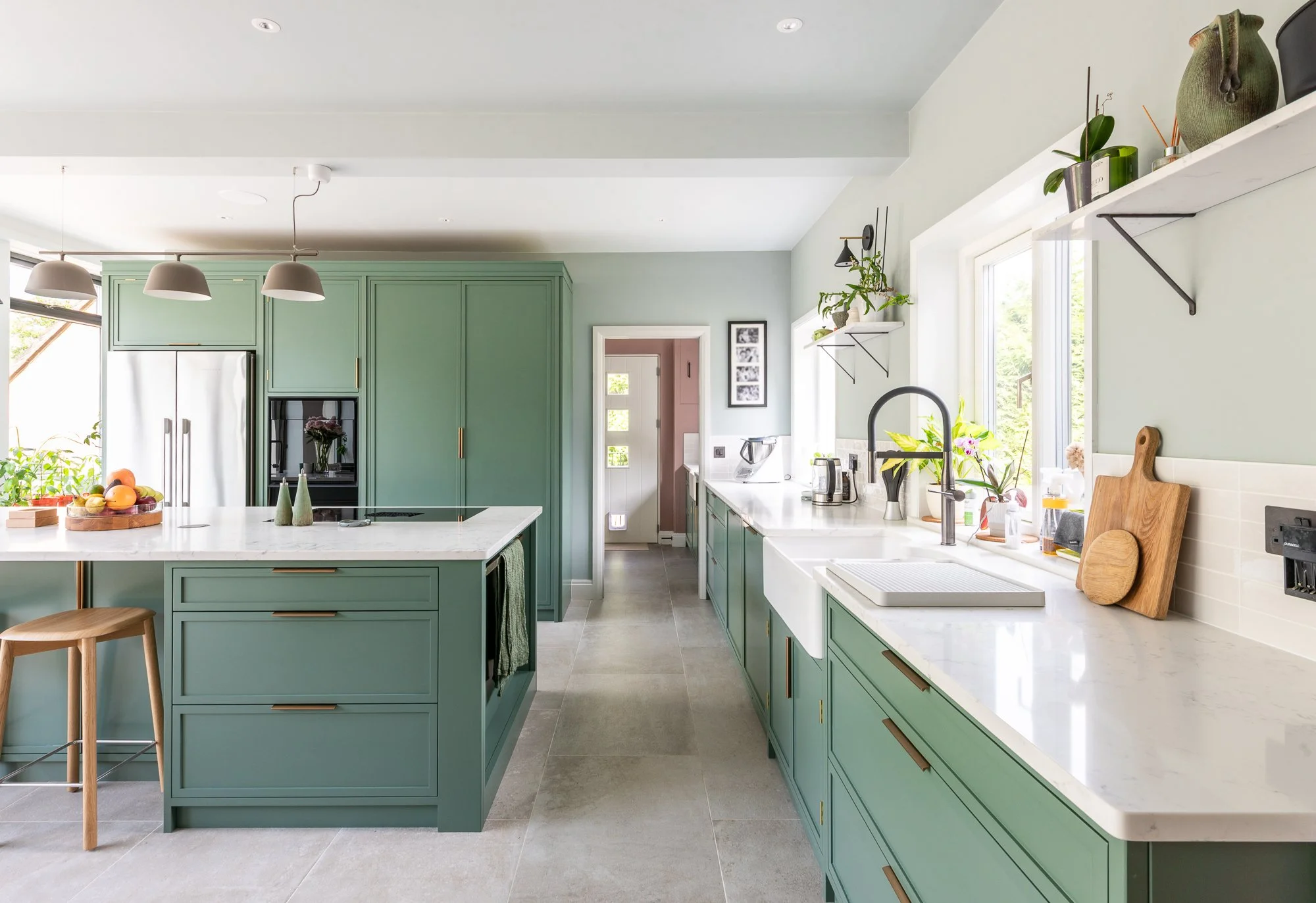 The Oxted Kitchen, Utility and Boot room — Herringbone House