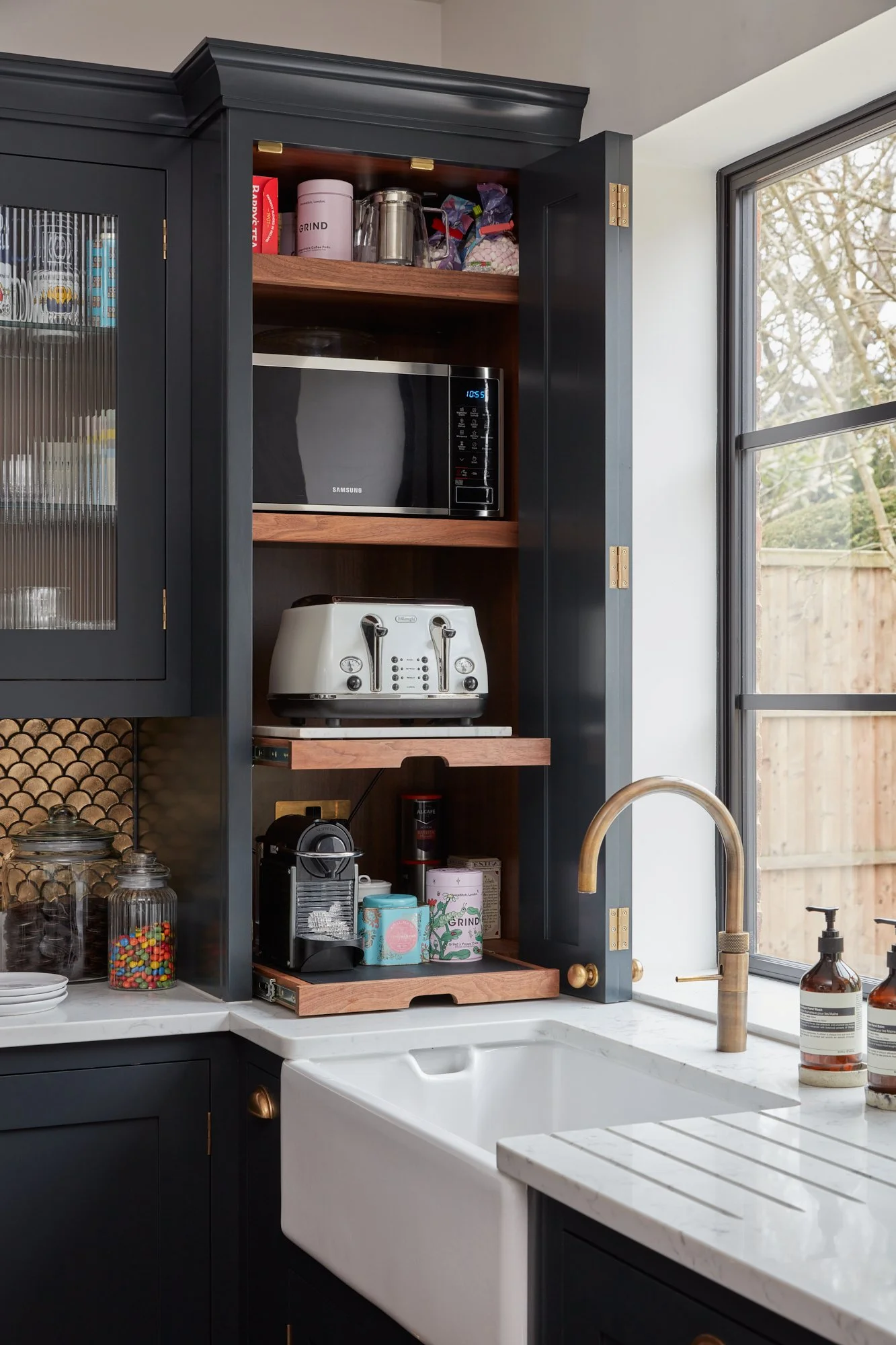 The Cotswold Kitchen, Bar, Utility, Hallway Cupboard & Living Room ...