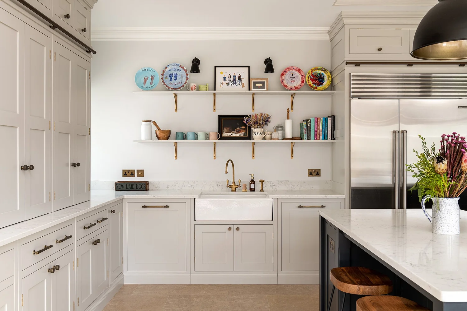 Oxted Project: Kitchen, Larder, Drinks Unit, Hidden Desk & TV Snug Unit ...