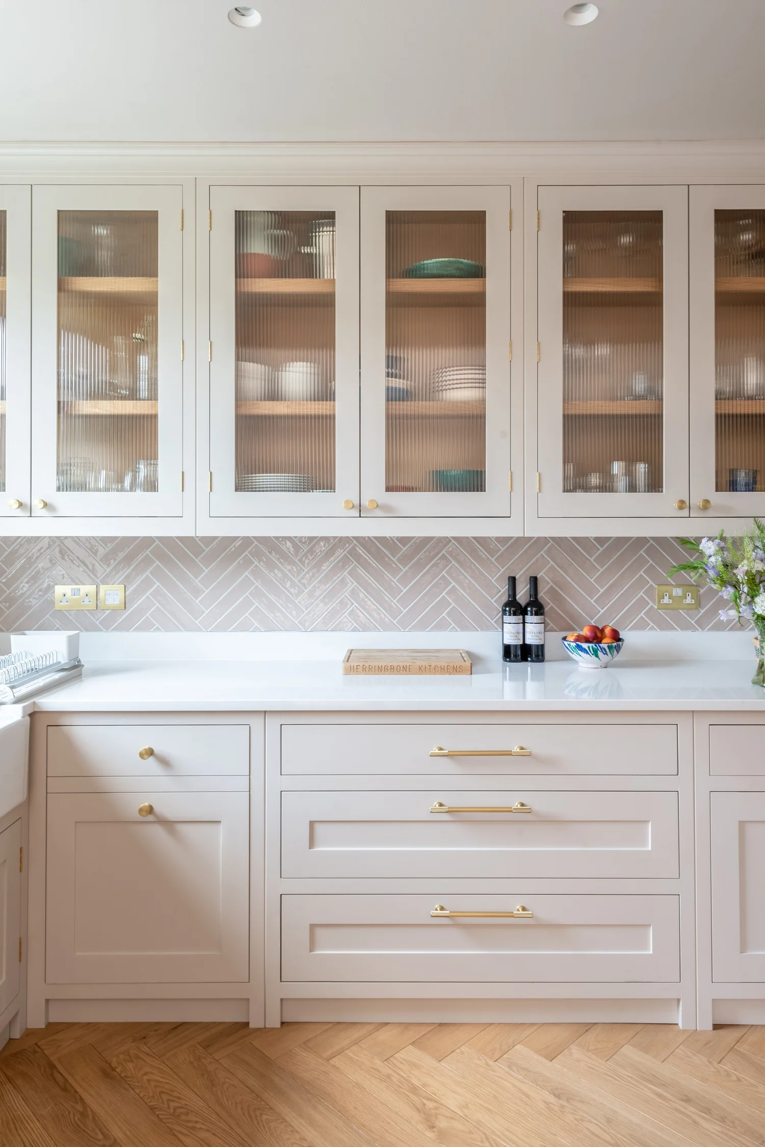 The Chelsea kitchen, larder and walk-in pantry — Herringbone House