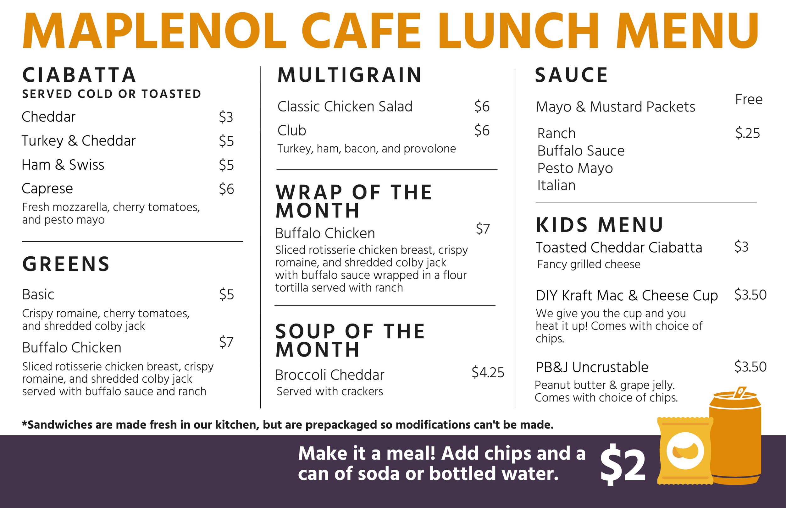 Maplenol Cafe — Valley Community Center