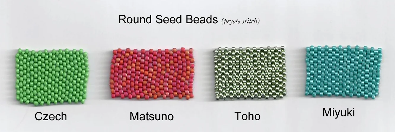 Seed Bead Manufacturers Variations — Linda K. Landy