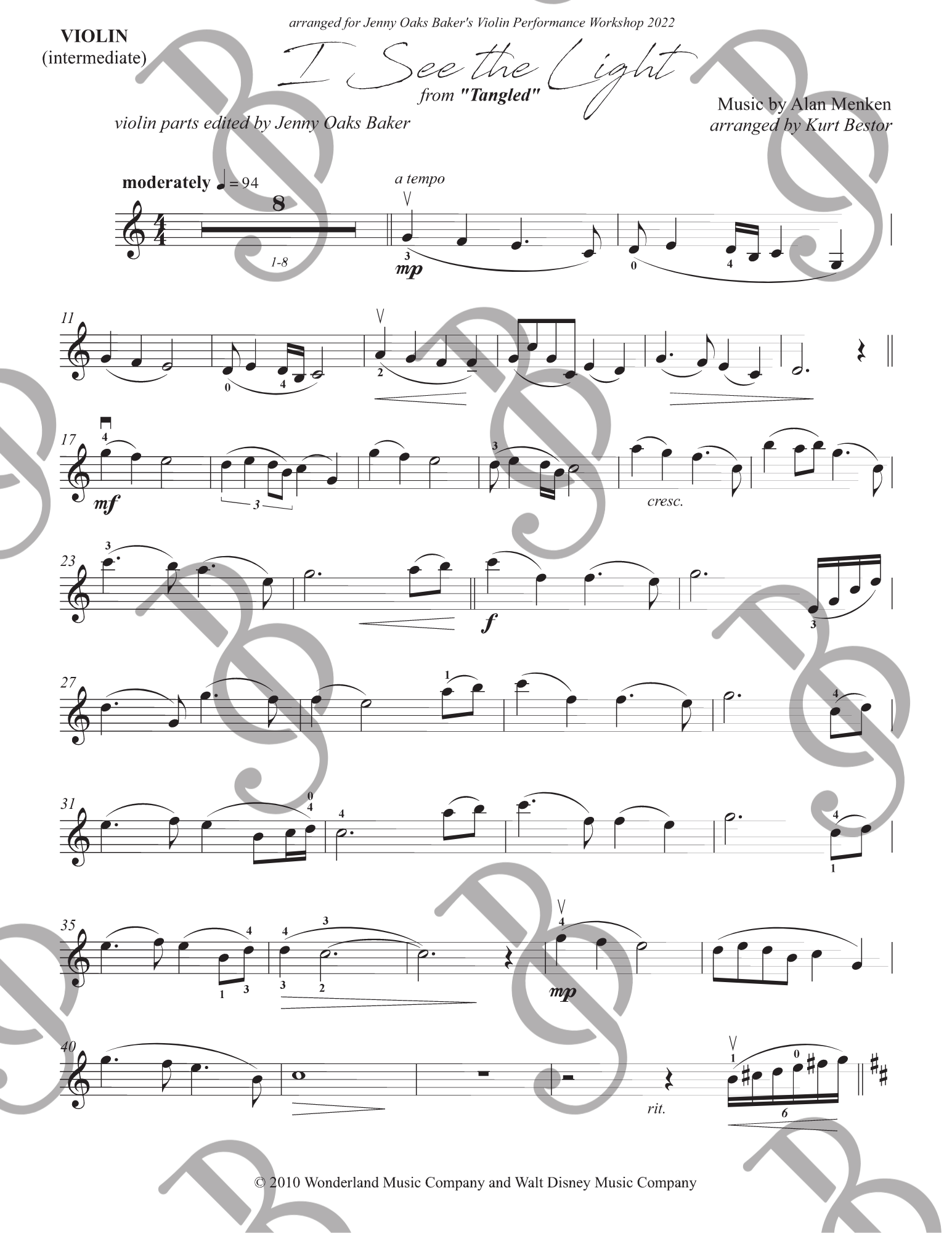 Pirates of the Caribbean (Main Theme) Violin Sheet Music (Intermediate ...