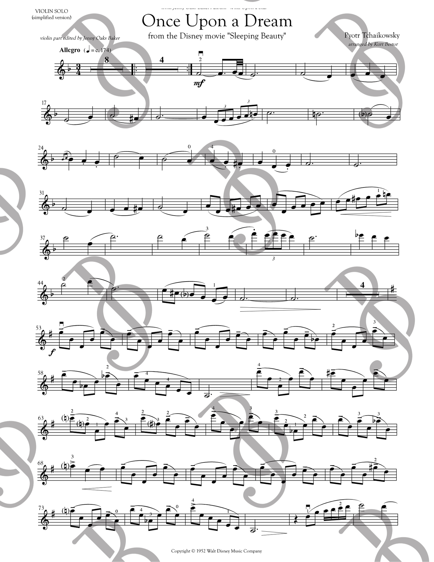 Pirates of the Caribbean (Main Theme) Violin Sheet Music (Intermediate ...