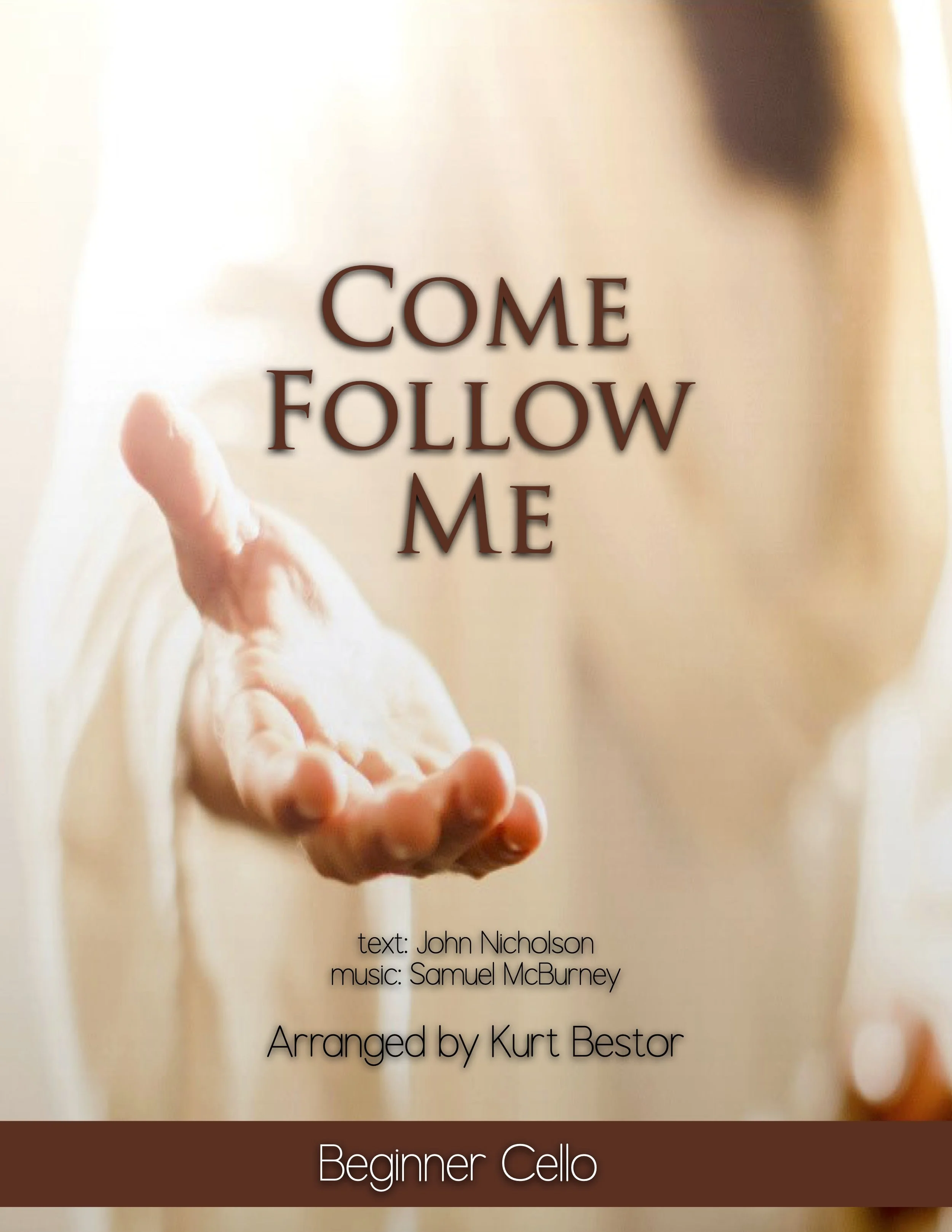 Come Follow Me Cello Sheet Music (Beginner) — Jenny Oaks Baker