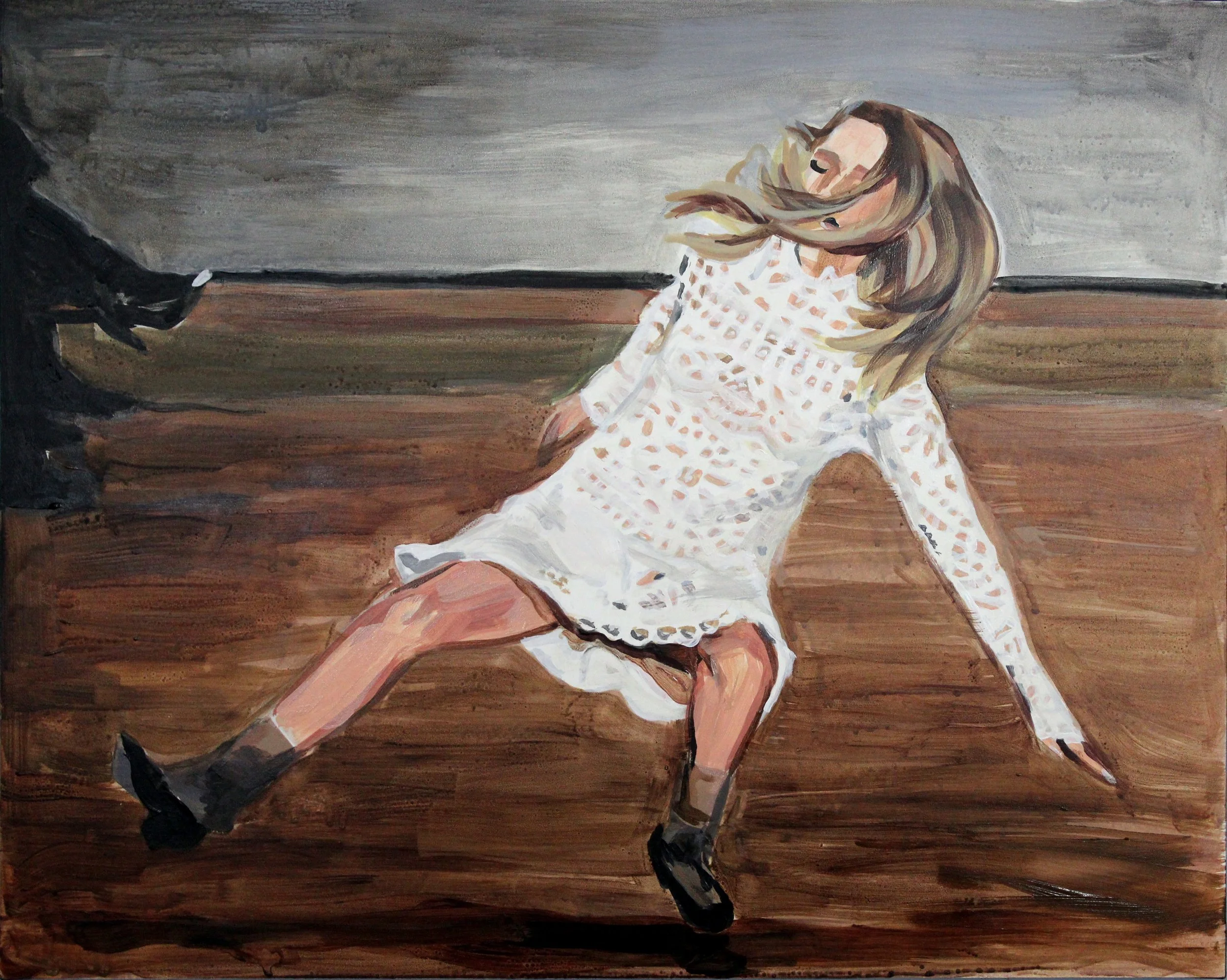 Runway Models Falling — Laura Collins