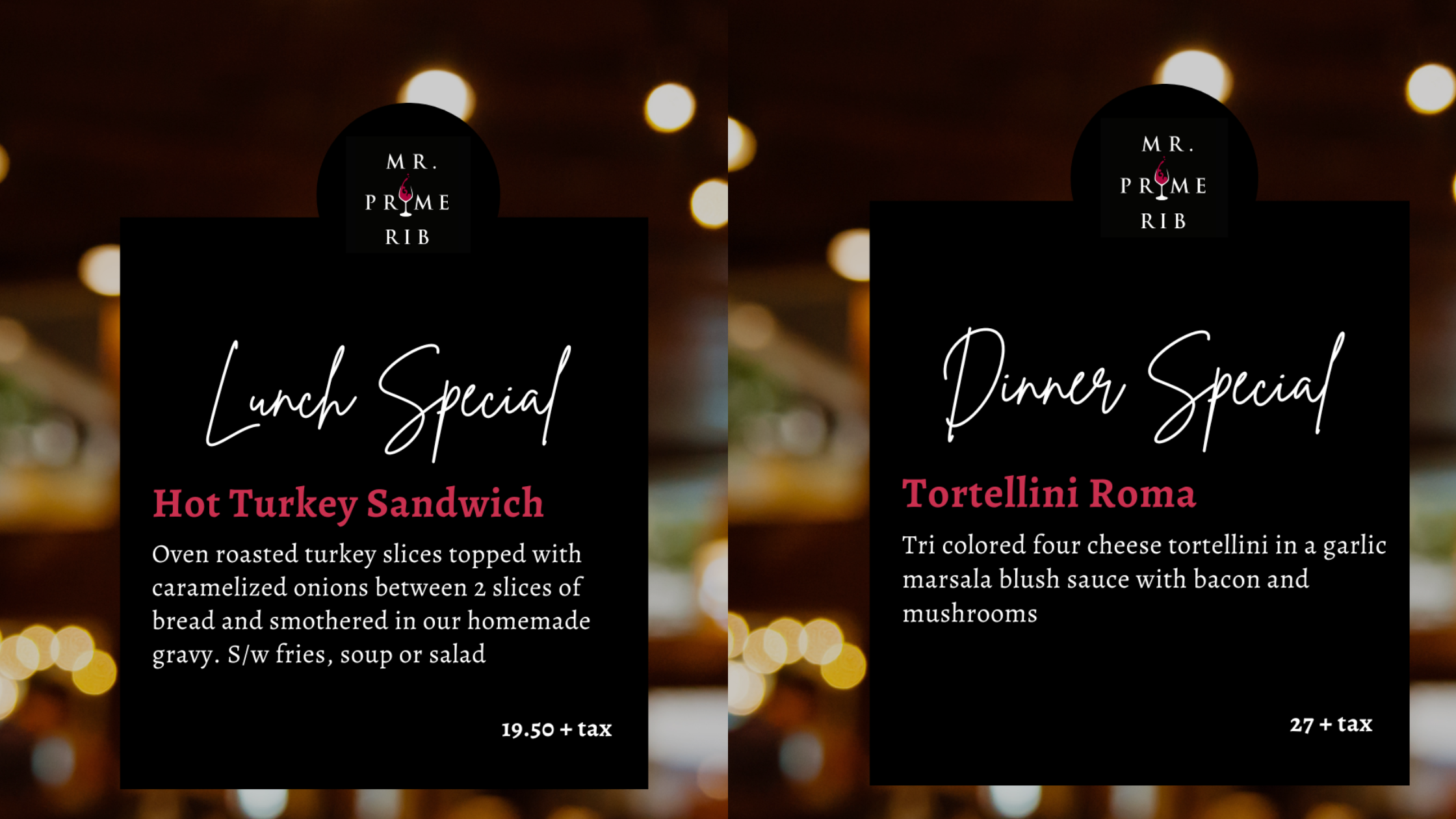 Mr. Prime Rib Steakhouse, Sudbury Ontario