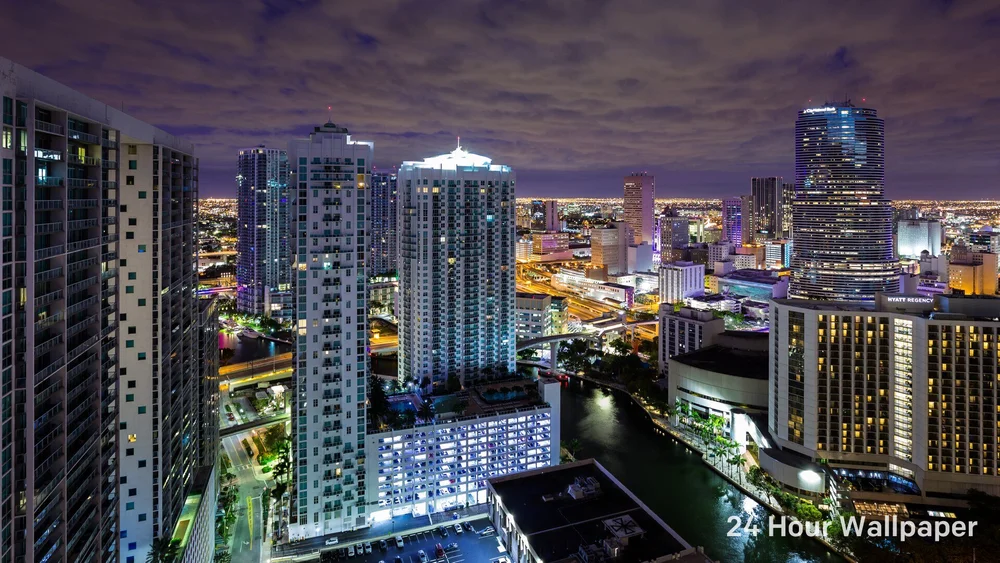 Miami Skyline Wallpaper