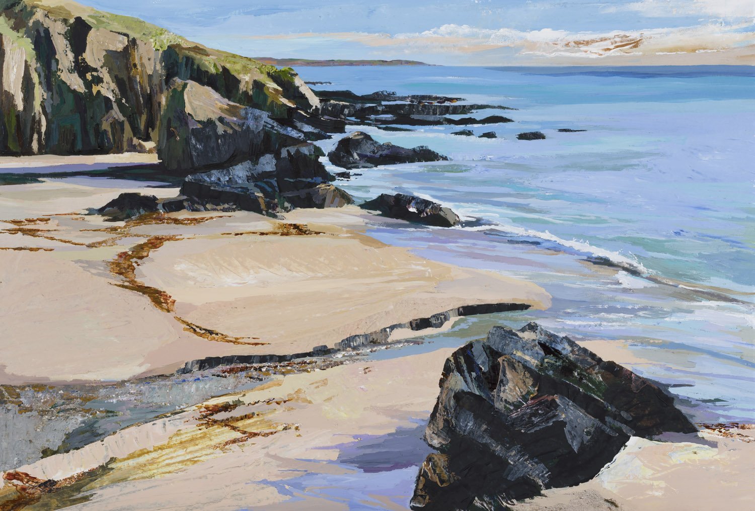 Golden Sand at Nun's Cove | Irish Art — Geraldine O'Sullivan Irish Art