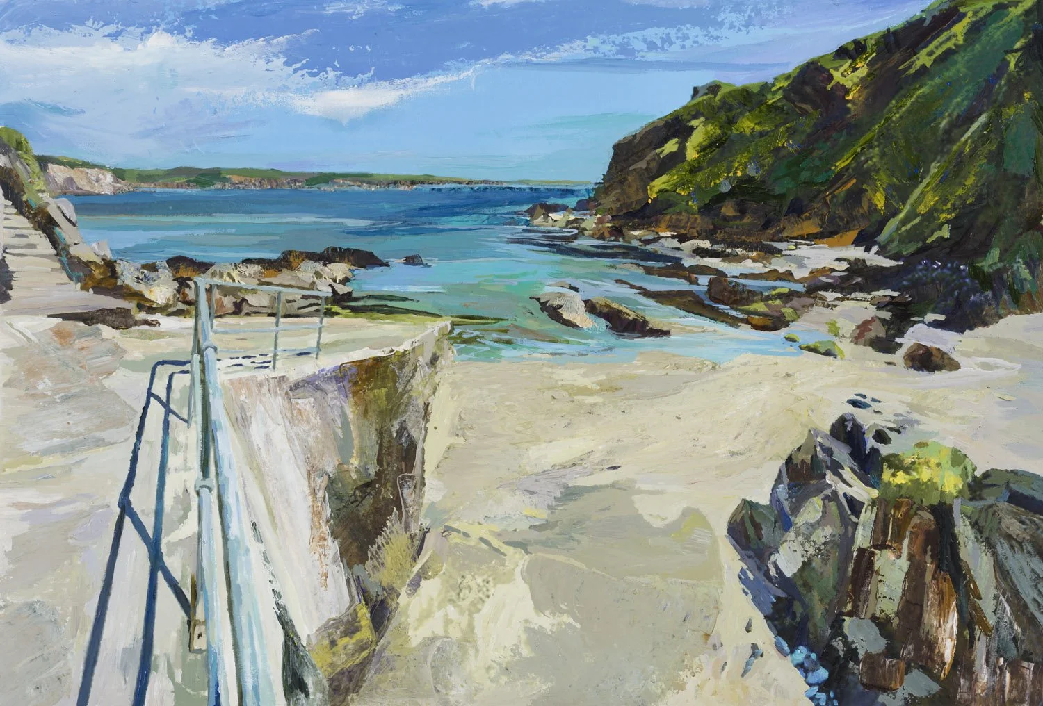 Dunnycove in a Magical Light | Irish Art — Geraldine O'Sullivan Irish Art
