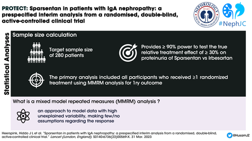 Sparsentan in IgA Nephropathy : The PROTECT trial — NephJC