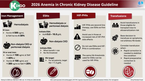 KDIGO 2026 Anemia in CKD: The Visual Abstract — NephJC