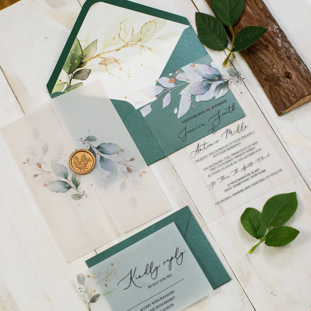 Clear Acrylic Invitation — KSW Exclusive Invitations